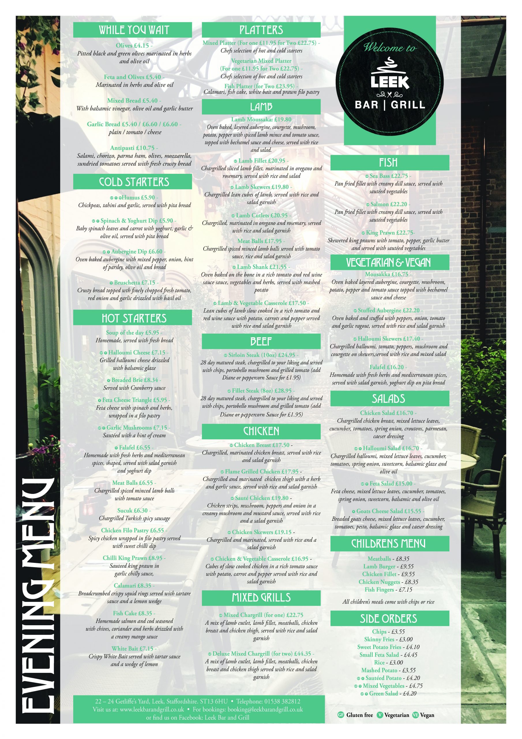 EVENING – Leekbar & Grill